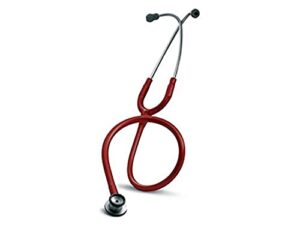 3m littmann classic ii infant stethoscopes, 2114r, stainless steel chestpiece, 28" red tube