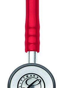 3M Littmann Classic II Infant Stethoscopes, 2114R, Stainless Steel Chestpiece, 28" Red Tube