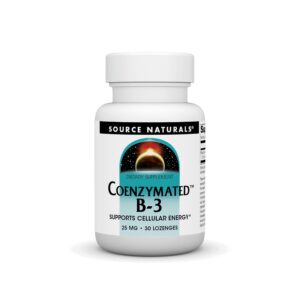 source naturals coenzymated b-3 25mg, 30 lozenges