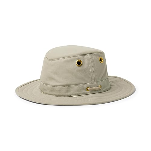 Tilley T5 Unisex Cotton Duck Hat (Khaki, 7 1/4)