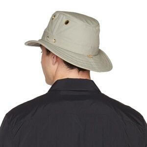 Tilley T5 Unisex Cotton Duck Hat (Khaki, 7 1/4)