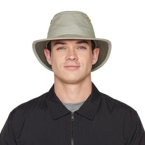 Tilley T5 Unisex Cotton Duck Hat (Khaki, 7 1/4)