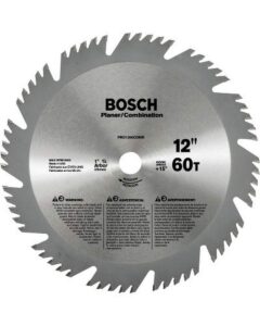 bosch pro1260comb 12-inch 60 tooth atb combination saw blade with 1-inch arbor