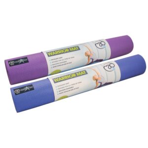 fitness mad warrior yoga mat purple