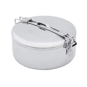 msr alpine stainless steel stowaway camping pot, 1.6 l