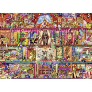 ravensburger the greatest show on earth 15254 | premium 1000-piece puzzle for adults | unique piece design | softclick technology for perfect fit | forest stewardship council certified