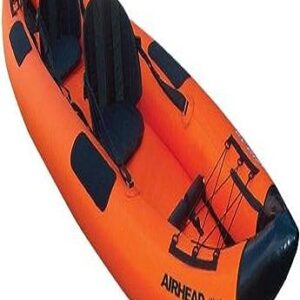 Airhead Montana Kayak Two Person Inflatable Kayak , white, 12 ft