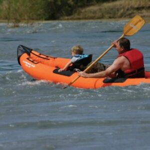 Airhead Montana Kayak Two Person Inflatable Kayak , white, 12 ft