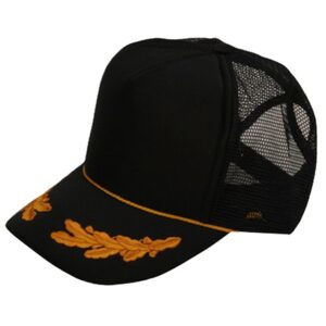 OTTO Oak Leaves Foam Mesh Cap-Black Gold