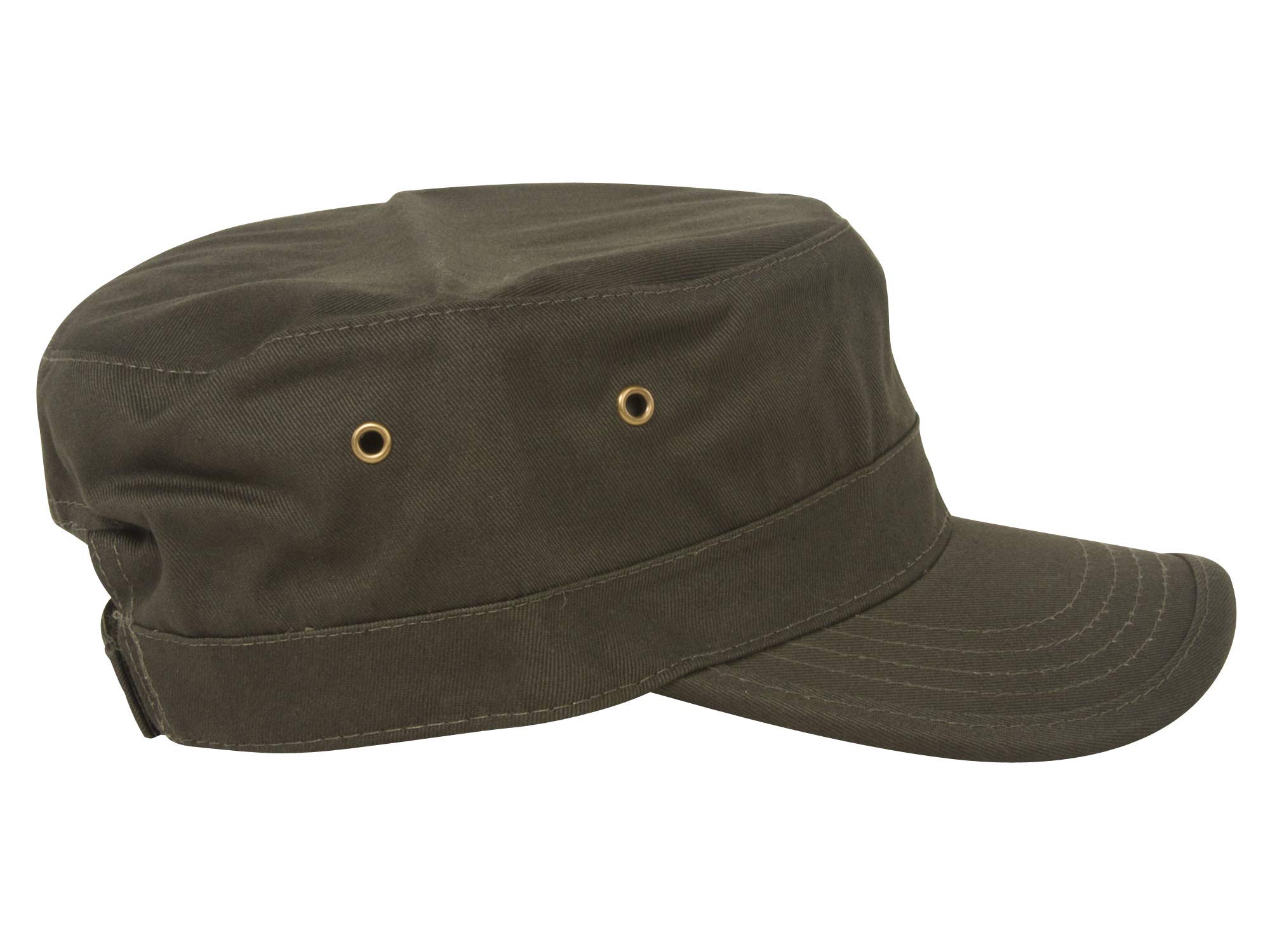 Enzyme Regular Solid Army Caps-Olive W35S45D (One Size)