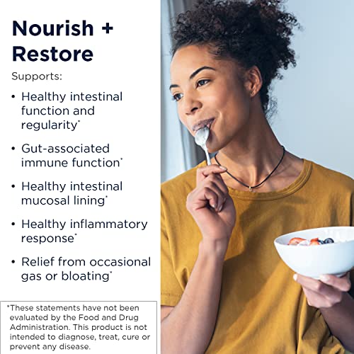 Designs for Health GI Revive Gut Health Powder - L Glutamine & Citrus Pectin for Digestive Health + Slippery Elm, Marshmallow Root & Cat's Claw for Healthy Intestinal Function (28 Servings)