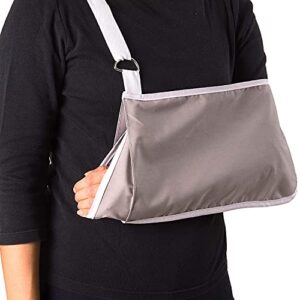 dmi arm sling, shoulder, elbow & wrist sling with wrist extender and shoulder immobilizer, adjustable, right or left side, adult