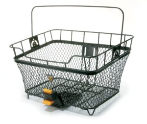 topeak mtx rear bicycle basket, 40.5 x 33.5 x 24.1 cm / 15.9” x 13.2” x 9.5”