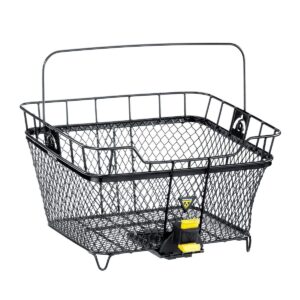 Topeak MTX Rear Bicycle Basket, 40.5 x 33.5 x 24.1 cm / 15.9” x 13.2” x 9.5”