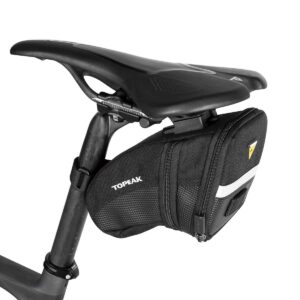 Topeak Aero Wedge Pack, w/ Fixer F25, Medium , Black