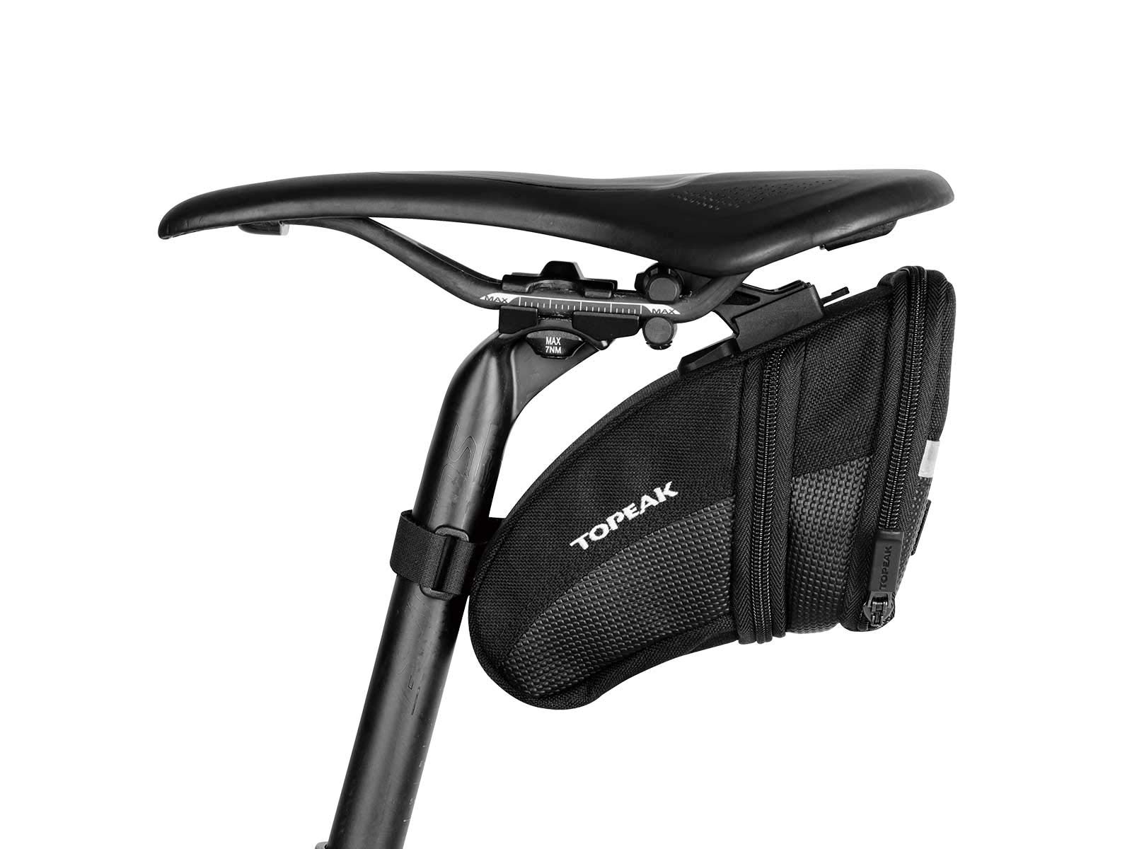 Topeak Aero Wedge Pack, w/ Fixer F25, Medium , Black