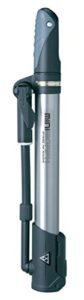 topeak mini morph bike pump , silver, black, 26 x 5 x 2.8 cm / 10.2” x 2.0” x 1.1”