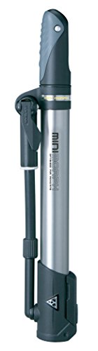 Topeak Mini Morph Bike Pump , Silver, Black, 26 x 5 x 2.8 cm / 10.2” x 2.0” x 1.1”