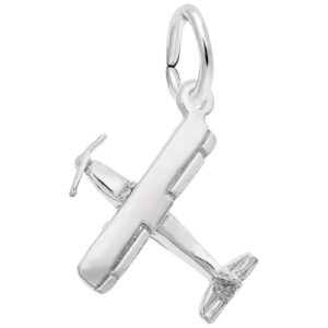 rembrandt charms cessna 180 charm, sterling silver