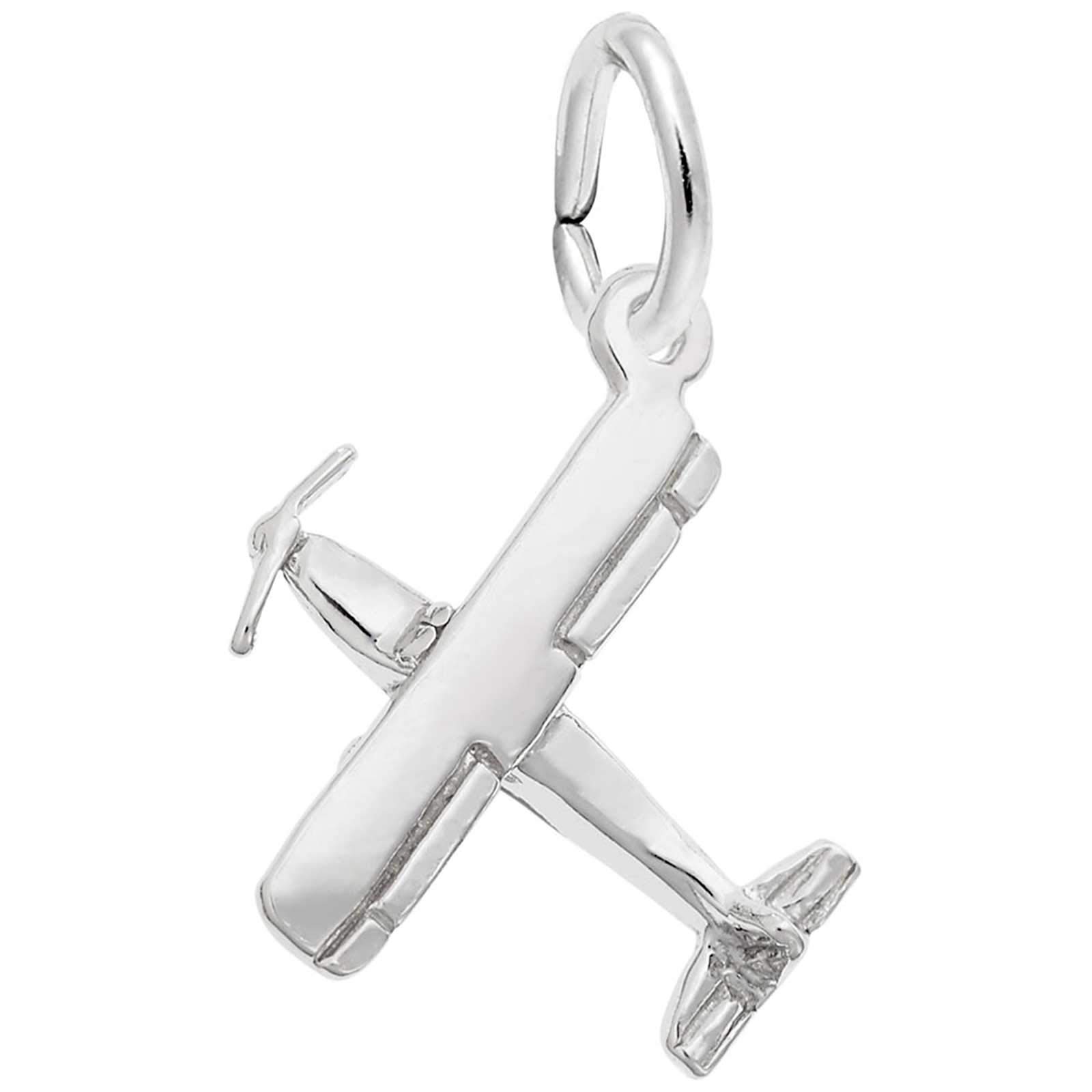 Rembrandt Charms Cessna 180 Charm, Sterling Silver