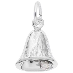 rembrandt charms bell charm, sterling silver