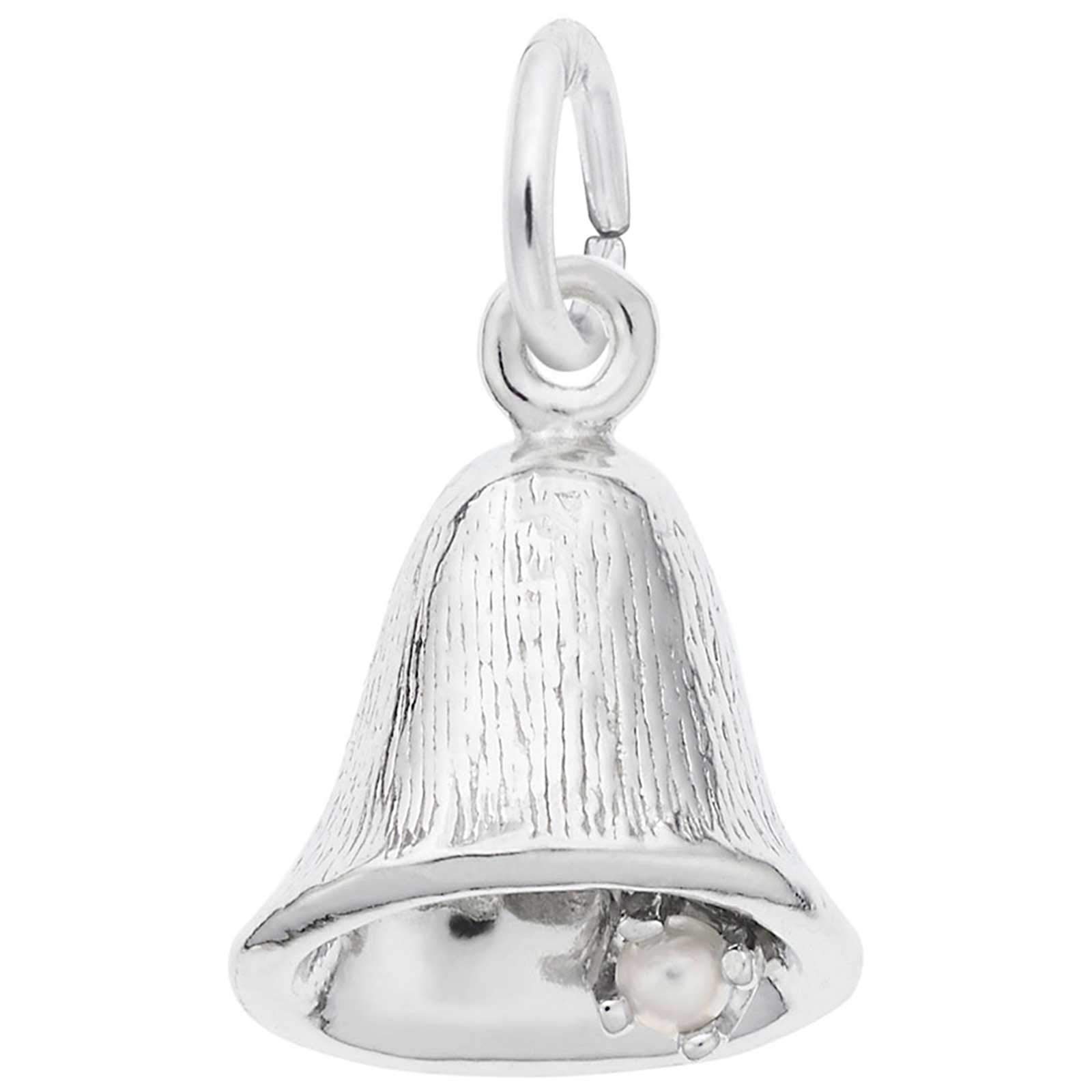 Rembrandt Charms Bell Charm, Sterling Silver