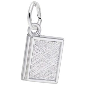 rembrandt charms book charm, sterling silver