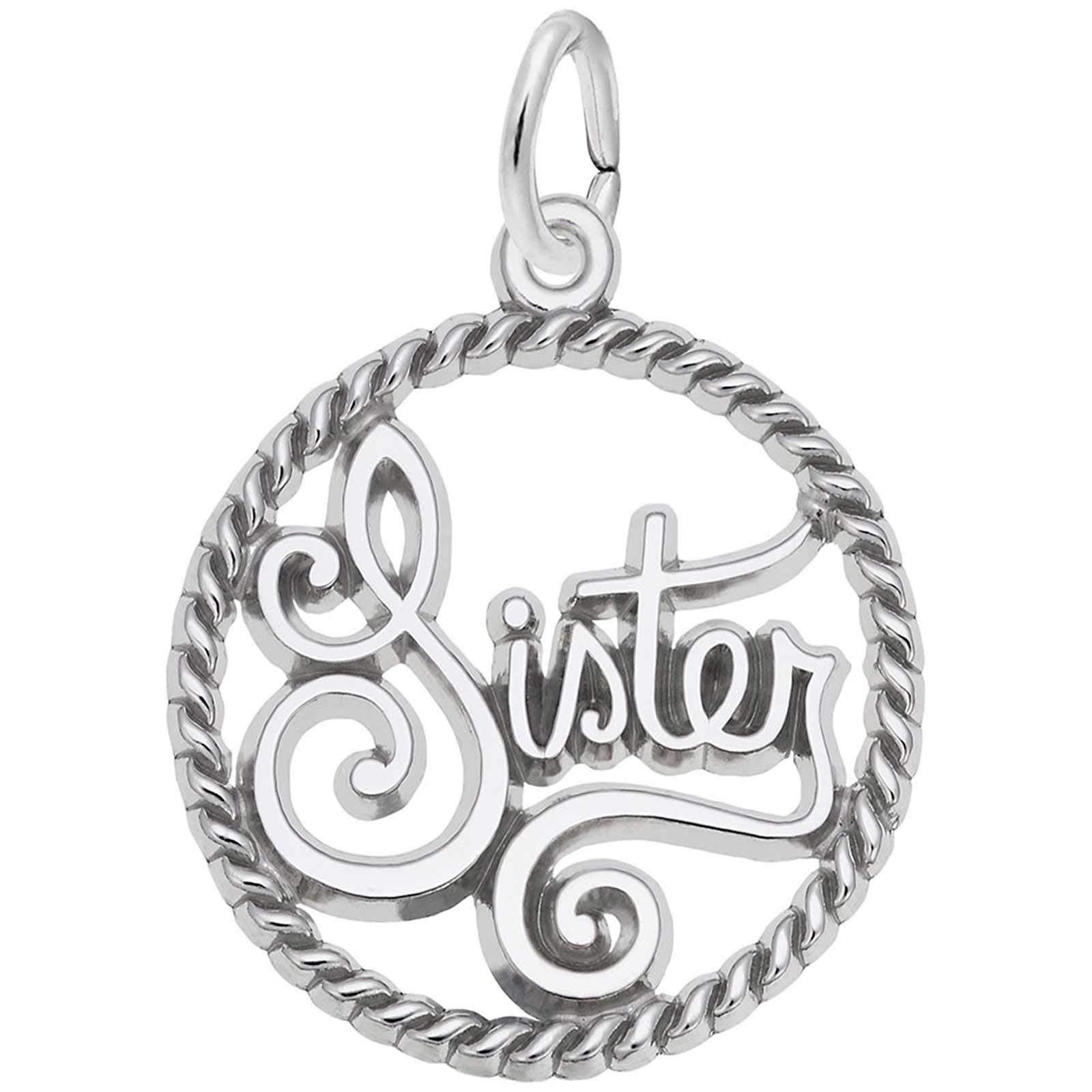 Rembrandt Charms Sister Charm, Sterling Silver