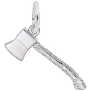 rembrandt charms axe charm, sterling silver