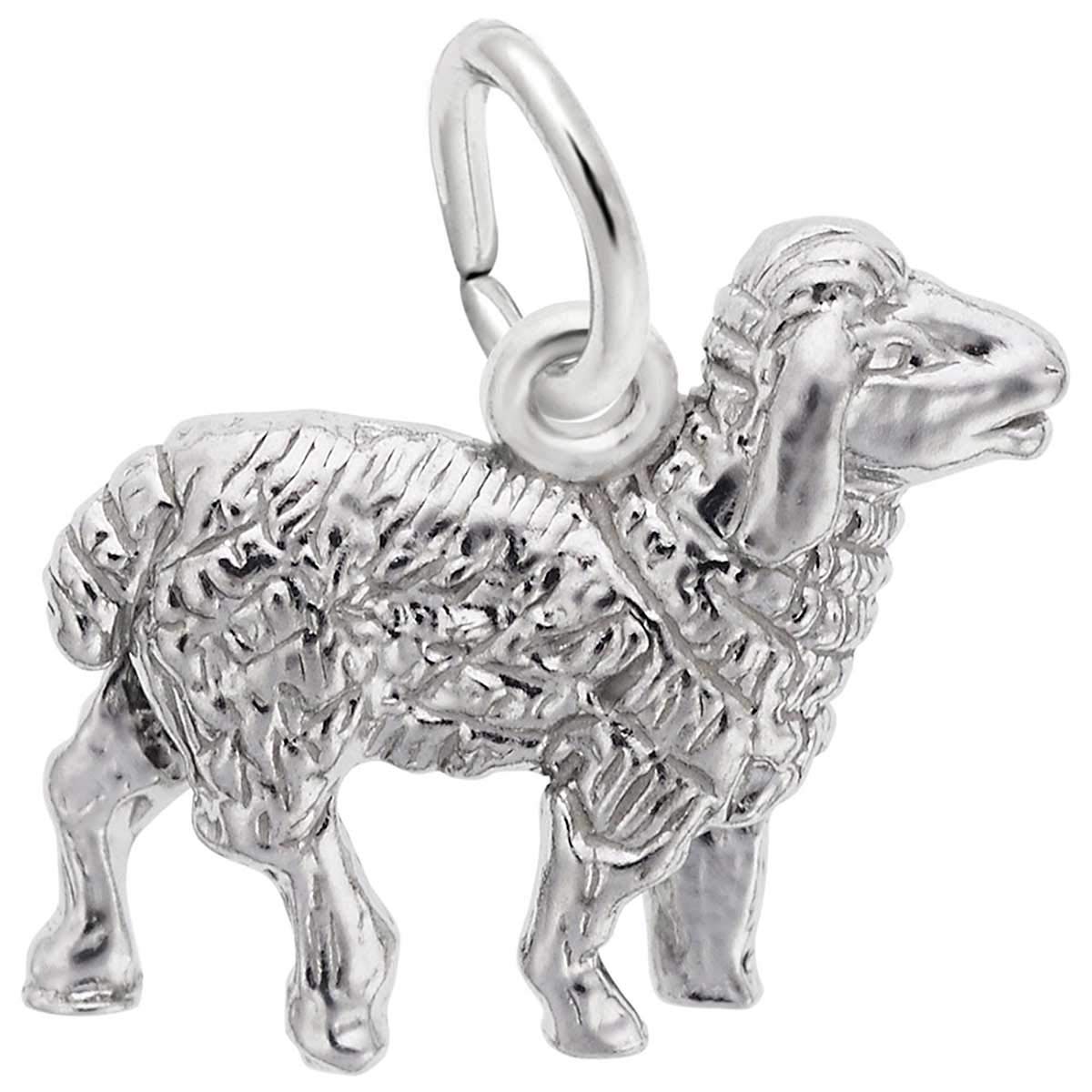 Rembrandt Charms Sheep Charm, Sterling Silver