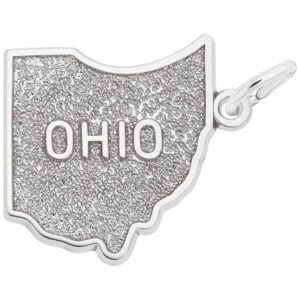 rembrandt charms ohio charm, sterling silver