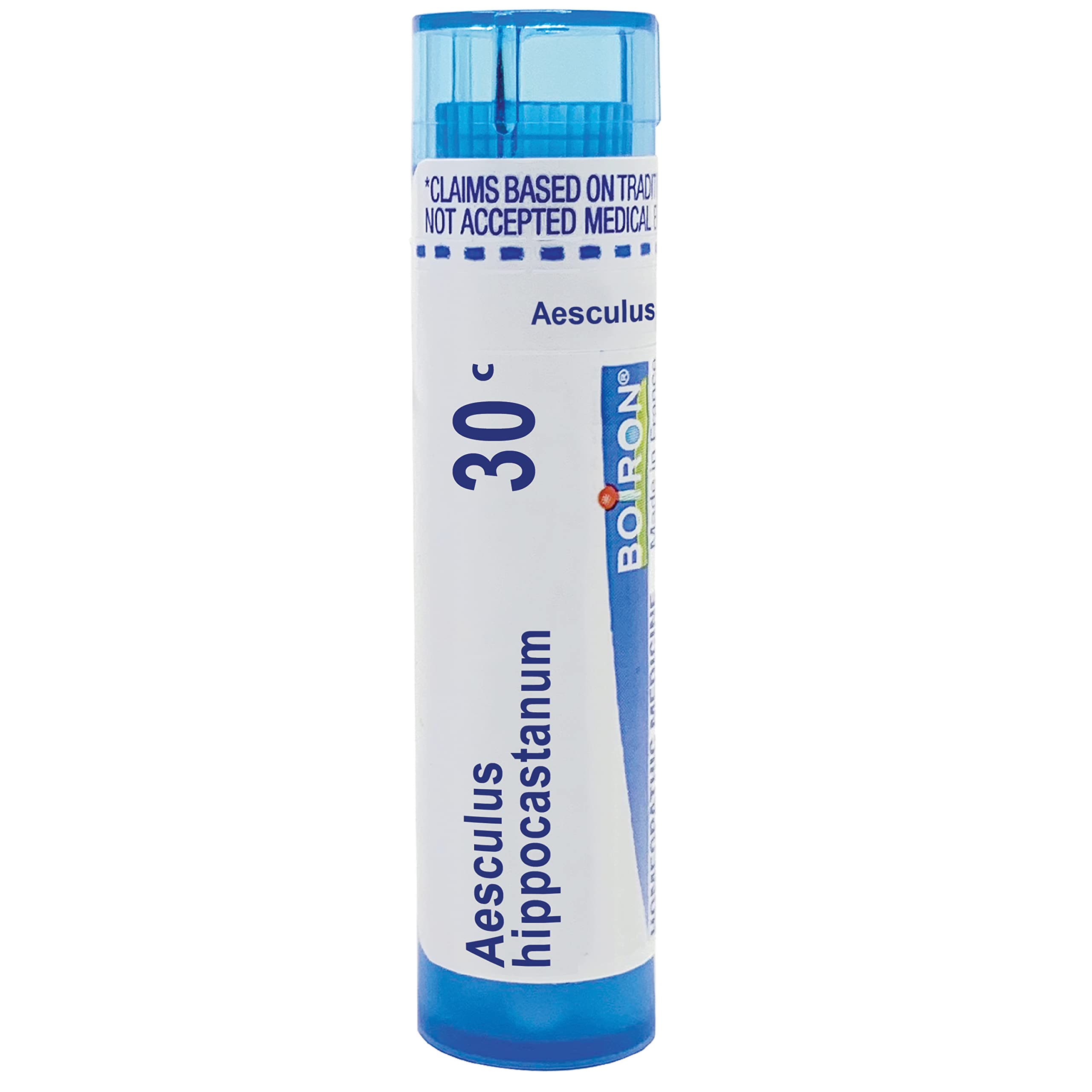 Boiron Aesculus Hippocastanum 30C, 80 Pellets, Homeopathic Medicine for Hemorrhoids