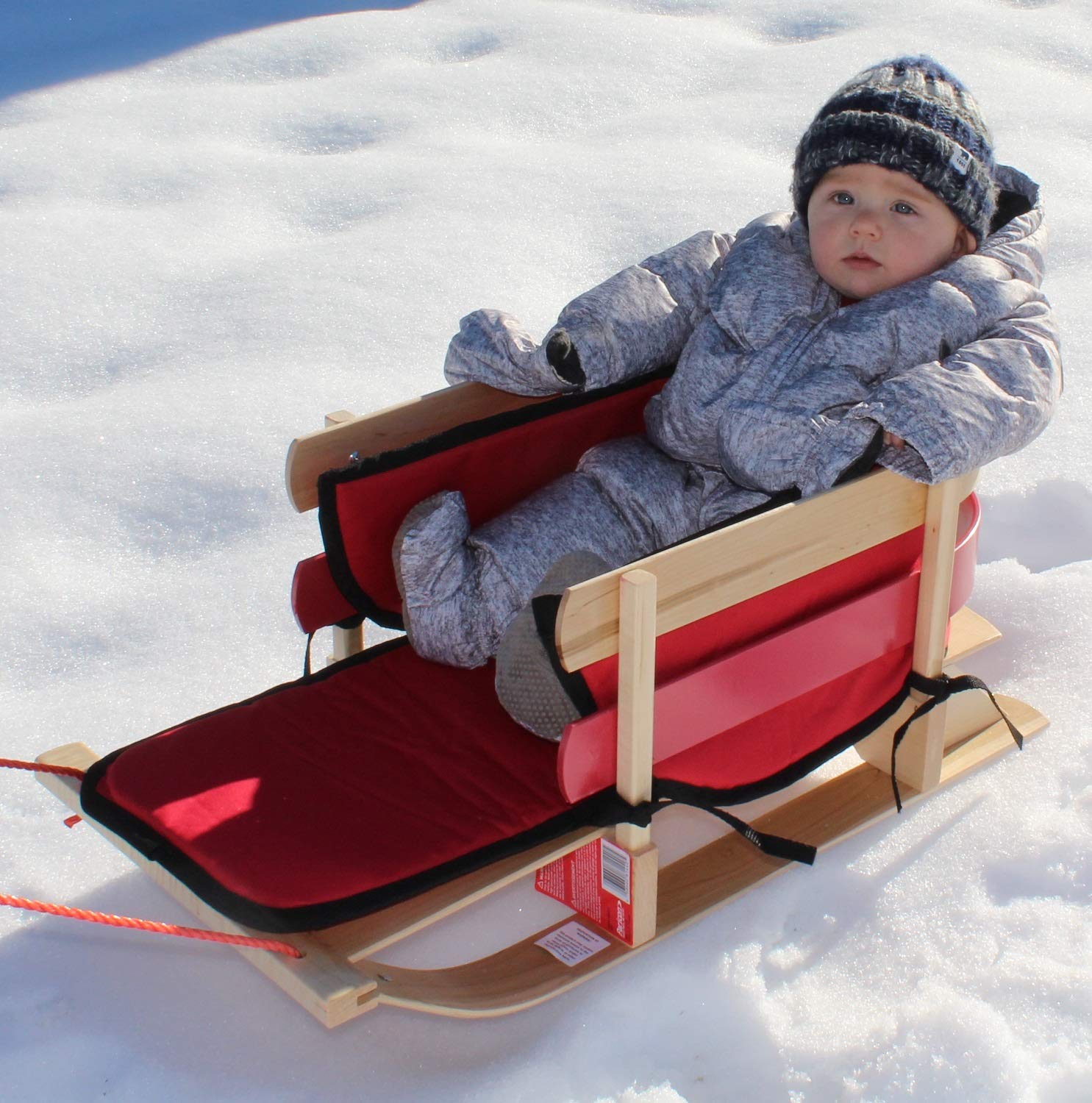 Flexible Flyer Pad for Baby Pull Sleigh, Toddler Boggan Sled Cushion 43 x 8.5 x .5"