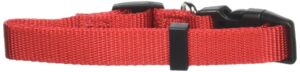 petmate adjustable collar, 5/8 by 10 by 16-inch, red