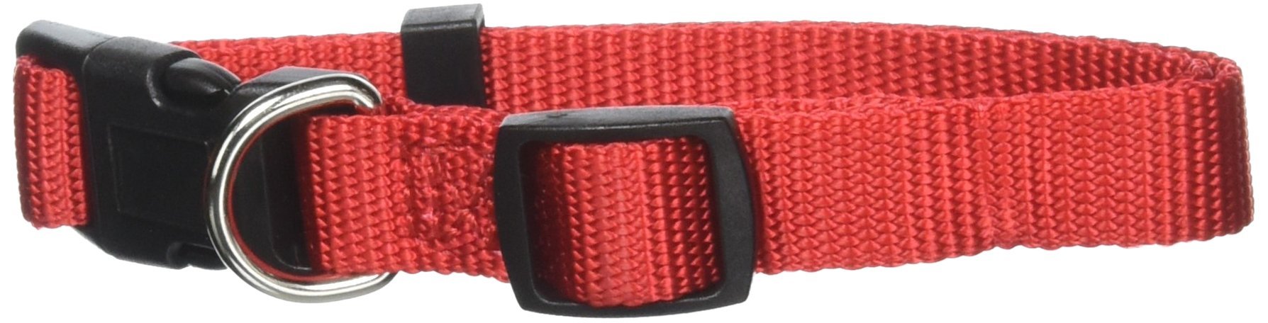 Petmate Adjustable Collar, 5/8 by 10 by 16-Inch, Red