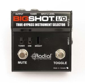 radial bigshot i/o true bypass selector switch