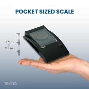 Tanita 1230 Professional Mini Diamond Scale - Japan Technology - Portable Carat Scale for Precise Gem Weighing - Energy Saving and Auto Power Off - Easy to Read 5 Digit LCD Display