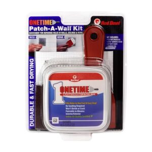 red devil 0549 onetime lightweight spackling patch-a-wall kit, 1/2 pint