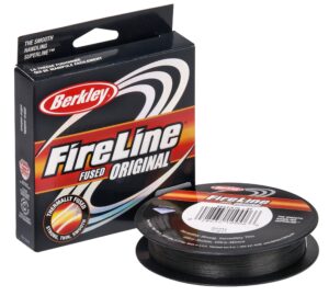 berkley fireline fused original superline 300 yd spool(6/2-pound,smoke)