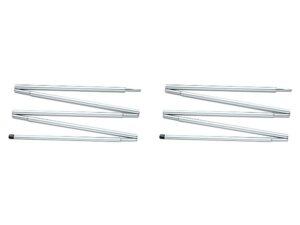 snow peak light tarp pole (set of 2), 125cm