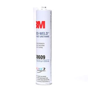 3M 08609 Window-Weld Super Fast Urethane Black Cartridge - 10.5 fl oz.