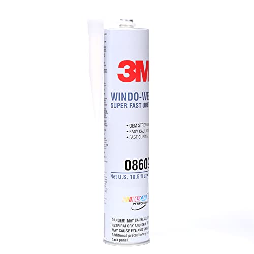 3M 08609 Window-Weld Super Fast Urethane Black Cartridge - 10.5 fl oz.