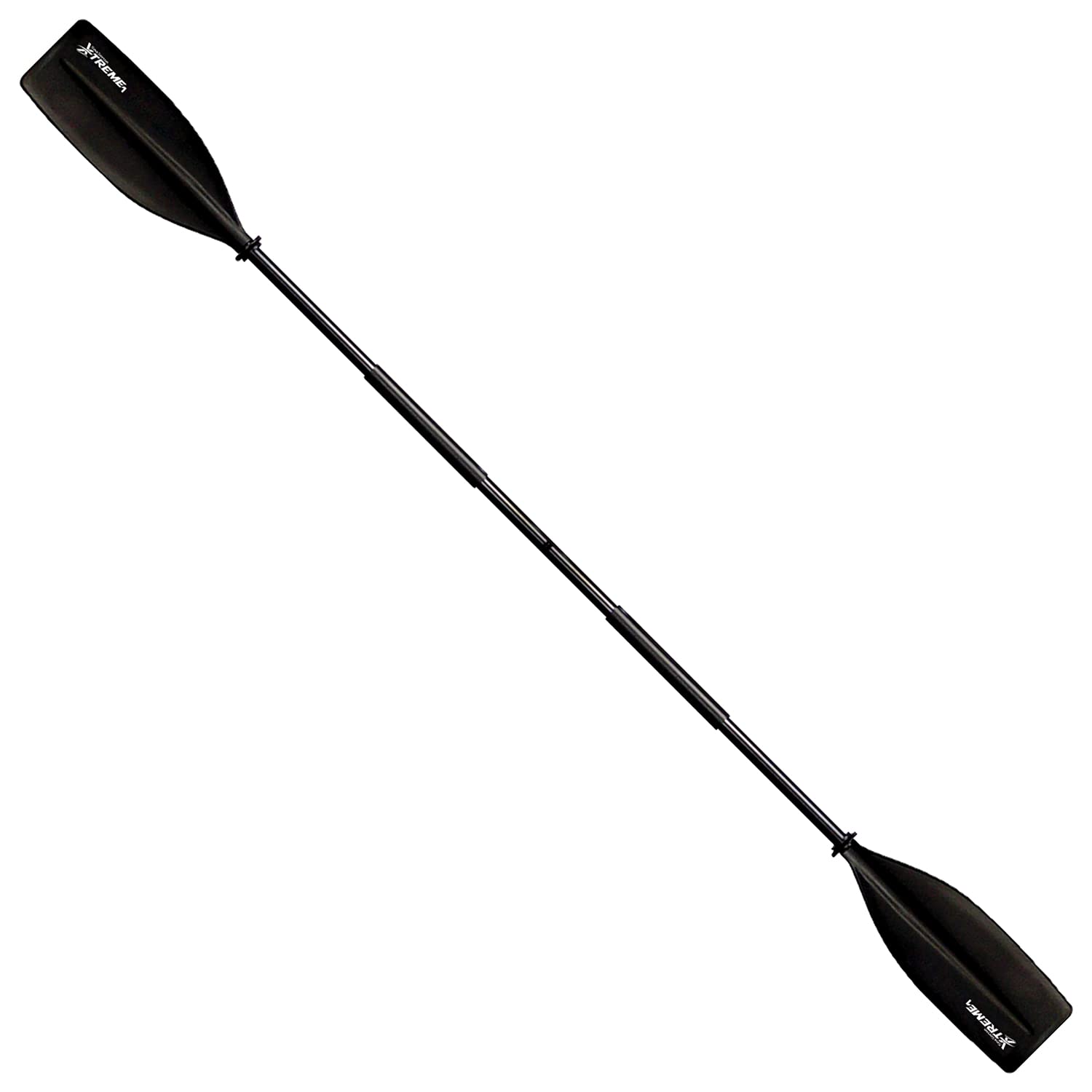 SeaSense XTreme 1 Kayak Paddle, Black, 96” - Molded Plastic Blades, 2-Piece Aluminum Construction - Great for Recreational, Sport, Sea, Whitewater & Fishing Kayaking