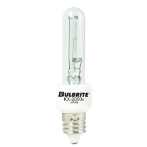 bulbrite kx60cl/mc mini-candelabra screw base (e11) light bulb, 1 count (pack of 1), clear