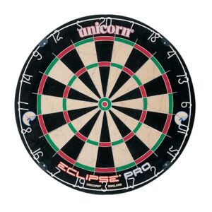 Unicorn Eclipse Pro Championship Edition Bristle Dartboard - PDC Endorsed, Ultra-Slim 30% Thinner Wire - Staple-Free Bullseye - Premium Self-Healing Sisal - High-Visibility Rotatable Number Ring