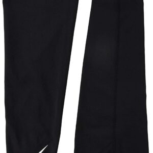 Nike Unisex Dri-Fit Solar Arm Sleeve (Black/White, Small/Medium)