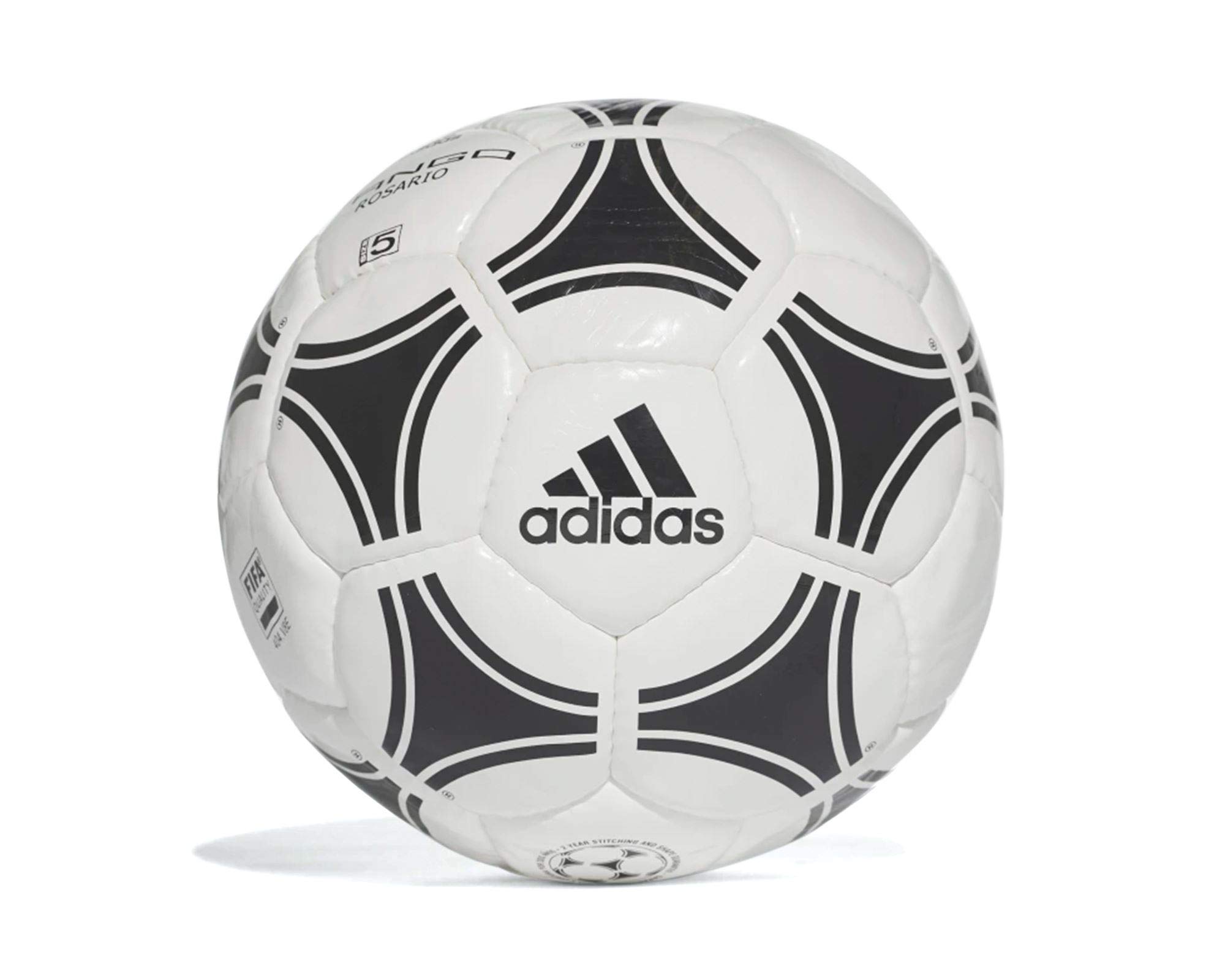 Adidas Men Tango Rosario Ball - White/Black/Black, Size 5