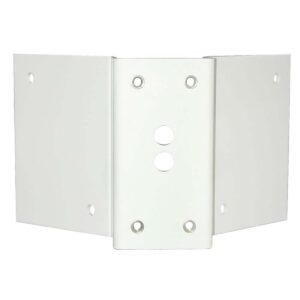 aluminum corner mount adapter white finish (requires uni-wmb1)