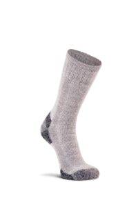 foxriver unisex adult teen wick dry explorer heavyweight outdoor crew hiking-socks, grey, large us