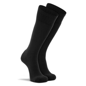 fox river standard stryker heavyweight military mid-calf socks, black, large